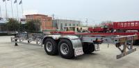 China Mechanical Suspension 20 or 40 feet Shipping Container Chassis Skeleton Truck Trailer for sale