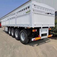 China Truck Trailer 3 Axles 4 Axles Fence Cargo Trailer with Heavy Duty Landing Gear 28t for sale