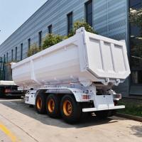 China Semi-Trailer Rear Dump Trailer 50 60 80 Ton Hydraulic Tipper Dump Semi Truck Trailer for sale