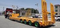 China 30TON/60TON/80TON/100TON Low Bed Semi Trailer with Gooseneck Design and High Payload for sale
