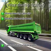 China 28t Heavy Duty Leaf Spring Landing Gear Semi-Trailer for Coal Ore Building Materials for sale