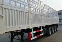 China Truck Trailer Semi-Trailer 3 Axle Fence Semi Trailer for Livestock and Vegetable for sale