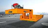 China Detachable Gooseneck 4 Axle Low Bed Loader Semi Trailer with Customizable Payload for sale