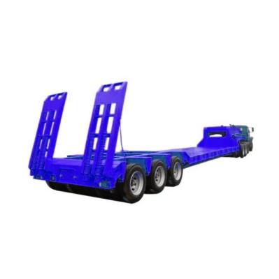 China 4 Axle Semi-Trailer For Heavy Cargo Transportation With Q345B / T700 Steel Main Beam for sale