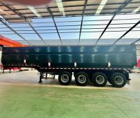 China 40 Cubic U Shape End Unload Hydraulic Tipper Rear Dump Semi-Trailer for Truck Trailer for sale