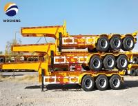 China Customer's Request 2 Axle Chassis 40FT/45FT Skeleton Semi Trailer Heavy Duty Landing Gear for sale