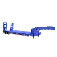 China Gooseneck Lowbed Semi Trailer for Transportation of Machinery and Equipment Affordable for sale