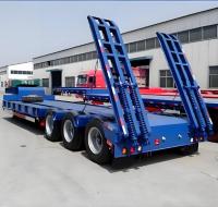 China Gooseneck Lowbed Semi Trailer for Transportation of Machinery and Equipment Affordable for sale