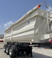 China Truck Trailer Most Popular 3 Axles 40 60 Cubic Rear Trailer Tipper Dump Semi Trailers for sale