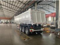 China 40-80 tons 3-5 axles hydraulic end rear tipper tipping dump semi trailer for truck for sale
