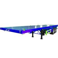 China Transport 20ft 40ft Containers with WS Container Twist Lock 50ft or 53 ft Flatbed Trailers for sale
