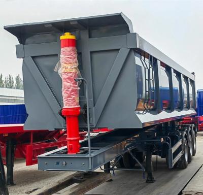 China Truck Trailer 3/4 Axle 24-55CBM Rear Dump Semi Trailer Tipper with Advanced Technology for sale