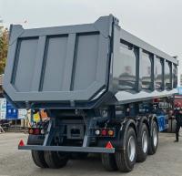 China Truck Trailer 3/4 Axle 24-55CBM Rear Dump Semi Trailer Tipper with Advanced Technology for sale