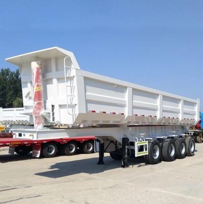 China Q345B/T700 Steel Main Beam Semi-Trailer for Diversified Rear Dump Tipper Tipping for sale
