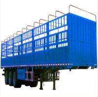 China 80 Ton Fence Stake Add Side Wall Truck Fence Semi Trailer for Cargo and Livestock for sale