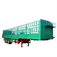 China 3 Axle 4 Axle Truck Trailer Multifunction Fence Stake Semi Trailer with Q345B Main Beam for sale