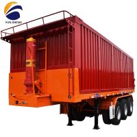 China 80ton Rear Dump Semi-Trailer Tipper Tipping Trailer for Sand Stone Rock Transporting for sale