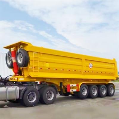 China 9.00-22.5 Rim U-Shaped End Rear Tipper Dumper Dump Semi Truck Trailer Manufacturers for sale