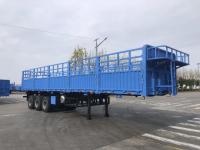 China 3 Axles 4 Axle 12 Wheels 40-80T Fence Semi Trailer for Livestock and Cargo Transport for sale