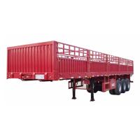 China WS 60T 3 Axis Steel High Side Fence Semi Trailer for Heavy Transport Cargo Affordable for sale