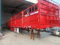 China WS 60T 3 Axis Steel High Side Fence Semi Trailer for Heavy Transport Cargo Affordable for sale