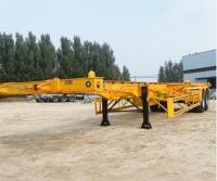 China Wosheng Best 2 Axle 20FT 40FT Container Skeleton Semi Trailer for Container Transport for sale