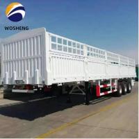 China 3 Axle 40T Cargo Fence Semi Trailer in Shandong with T30/30 Spring Brake Chamber for sale