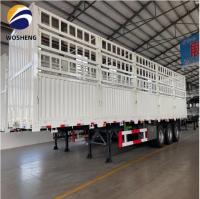 China 3 Axle 40T Cargo Fence Semi Trailer in Shandong with T30/30 Spring Brake Chamber for sale