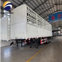 China 3 Axle 40T Cargo Fence Semi Trailer in Shandong with T30/30 Spring Brake Chamber for sale