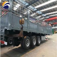 China 3 Axle 40T Cargo Fence Semi Trailer in Shandong with T30/30 Spring Brake Chamber for sale