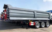 China 28t Heavy Duty Landing Gear Semi Trailer for Construction Sand Stone Earthwork Rear Dump for sale