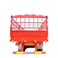 China s Steel 3-Axis Heavy Transport Cargo Semi-Trailer with Leaf Spring and 13/16 Ton Axle for sale