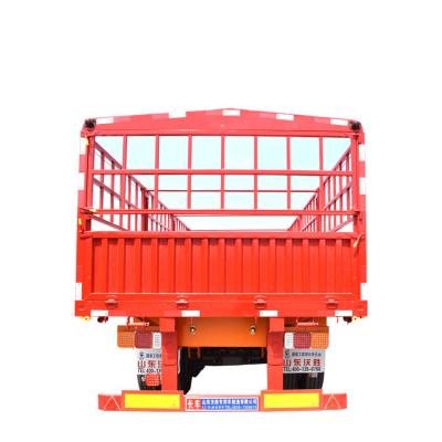China s Steel 3-Axis Heavy Transport Cargo Semi-Trailer with Leaf Spring and 13/16 Ton Axle for sale