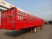China s Steel 3-Axis Heavy Transport Cargo Semi-Trailer with Leaf Spring and 13/16 Ton Axle for sale