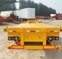 China Wosheng 2 Axle Container Skeleton Semi Truck Trailer for and Affordable Transportation for sale