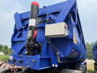 China Rear Dump Style Hydraulic U-type End Tipper Semi Truck Trailer Front Axle Lift 4 Axle for sale