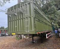 China 60/80 Tons 3 Axles Fence Semi Trailer for Vegetable and Livestock Top Rank Competitive for sale