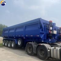 China Customized U-Hydraulic Rear Dump 40 CBM 3 Axles 4axle Dumper Semi-Trailer for Heavy Duty for sale