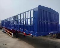 China 12400x2500x3650mm 60T/80T 3 Axles Fence Semi Trailer Suitable for Goods and Livestock for sale