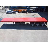 China Customized 3/4 Axles 40FT Container Flatbed Semi Trailer with Guaranteed and Delivery for sale