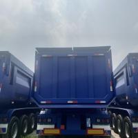 China Customizable U Shape Rear Dump Semi Trailer for Heavy Duty Hydraulic Transportation for sale