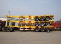 China Tire 12.00R22.5/315 80R22.5/11.00R20 Landing Gear Heavy Duty 28t Skeleton Semi Trailer for sale