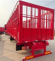 China Max Payload 42.5ton Semi-Trailer for Livestock Farm Fence Steel Stake from Wosheng for sale