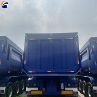 China Highly Durable Dump Truck with 3/4Axle Rear Hydraulic Lifting and Dump Semi-Trailer for sale