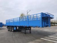 China Customized 3 Axles 40ft Transport Livestock Fence Semi Trailer with Steel Chassis for sale
