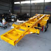 China Max Payload 30000 kg Wosheng 20 40 45 Feet Container Skeleton Semi Trailer with Discount for sale
