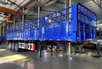 China 3/4/5 Axle Side Wall Bulk Livestock and Vegetables Semi Truck Trailer with Stake Cargo for sale