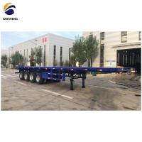 China s Custom Flatbed Semi Trailer with High Payload Capacity and Dual Line Braking System for sale