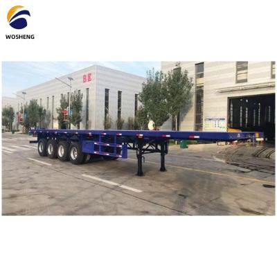 China s Custom Flatbed Semi Trailer with High Payload Capacity and Dual Line Braking System for sale