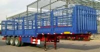 China 3/4/5 Axle Side Wall Bulk Livestock and Vegetables Semi Truck Trailer with Stake Cargo for sale